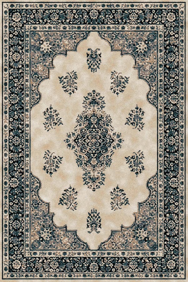 Carpet Bathmat and Rug Boho Style Ethnic Design Pattern with Distressed ...