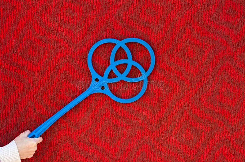 Carpet beater stock photo. Image of carpet, isolated - 15570854