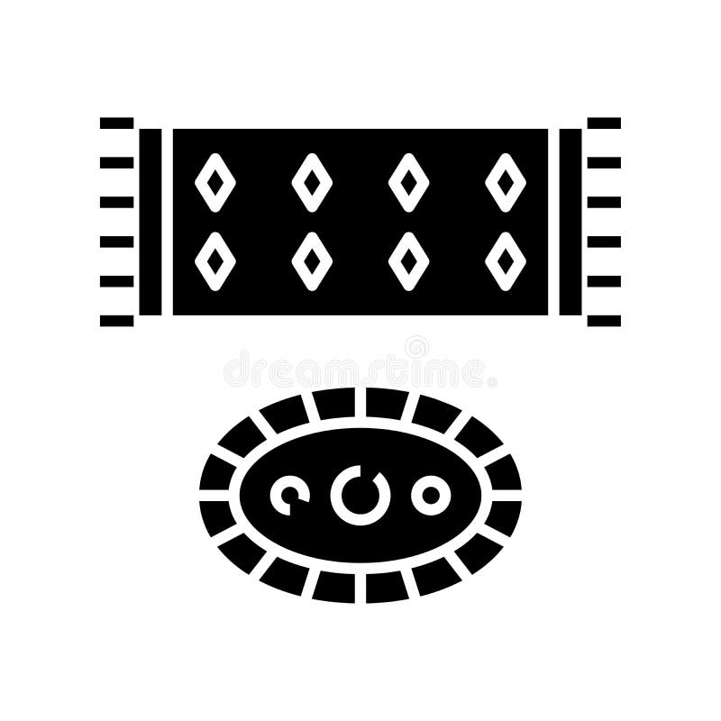 Carpet Black Icon, Concept Illustration, Vector Flat Symbol, Glyph Sign ... Carpet Black Icon, Concept Illustration, Vector Flat Symbol, Glyph Sign ...