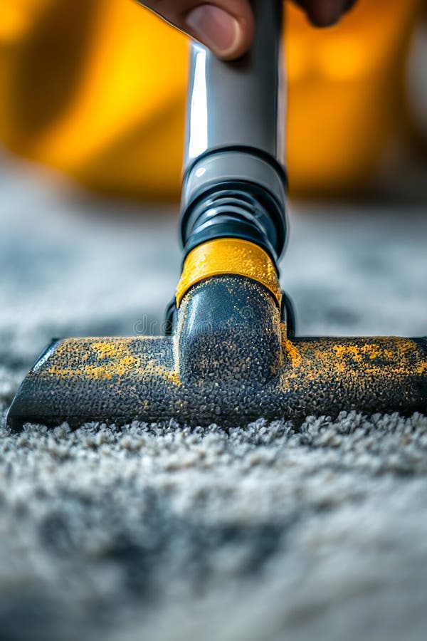 Carpet Cleaning Closeup Vacuum Cleaner Height Adjustment Set for Deep ...