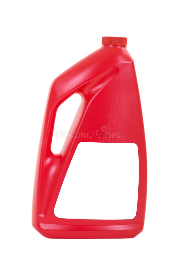 Carpet Cleaning Detergent in Red Bottle Stock Photo - Image of label ...