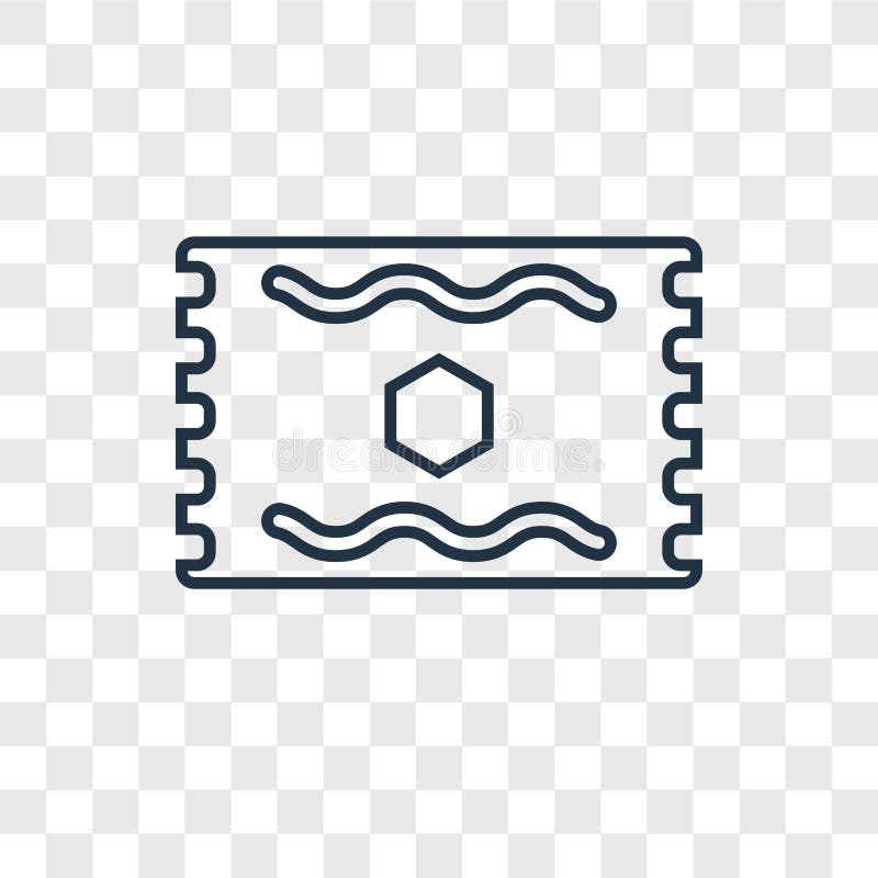 Carpet Concept Vector Linear Icon Isolated on Transparent Background ...