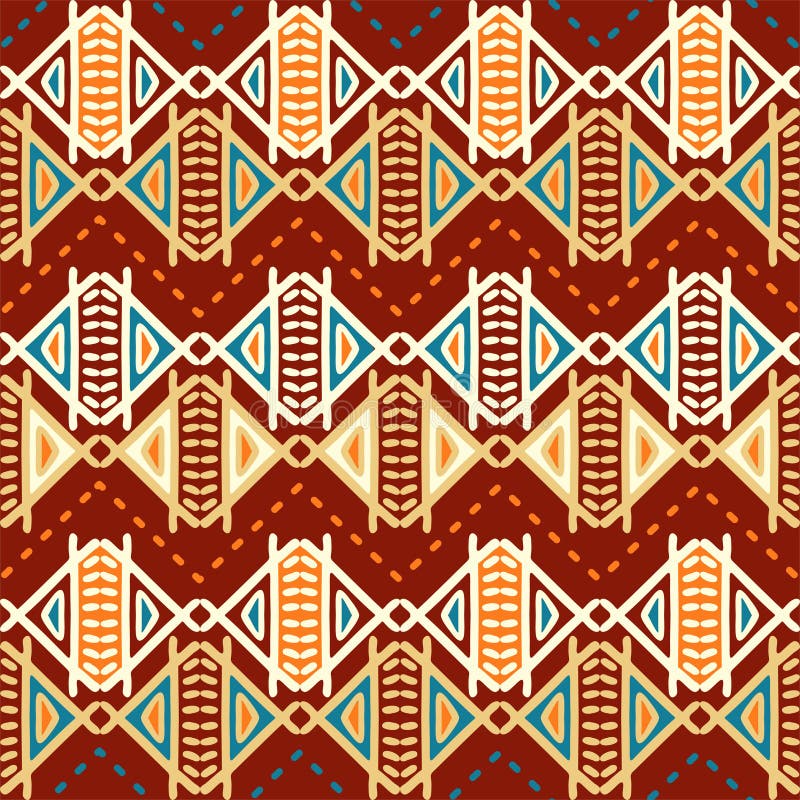 Carpet Ethnic Pattern Art. Ethnic Seamless Pattern in Tribal. Design ...