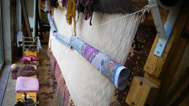 Carpet stock photo. Image of manufacturing, machine, making - 63723528