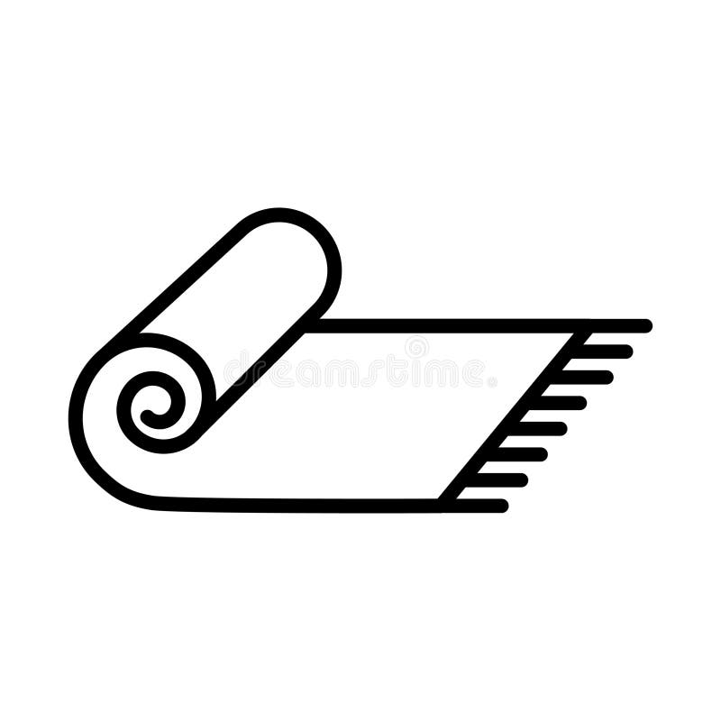 Carpet Icon Vector on Trendy Design Stock Vector - Illustration of ...