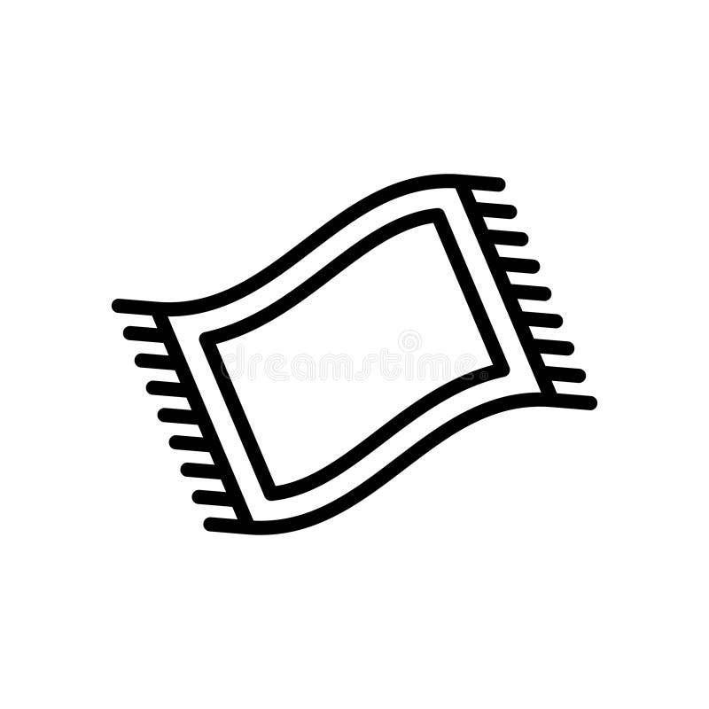 Carpet Icon Vector on Trendy Design Stock Vector - Illustration of sign ...