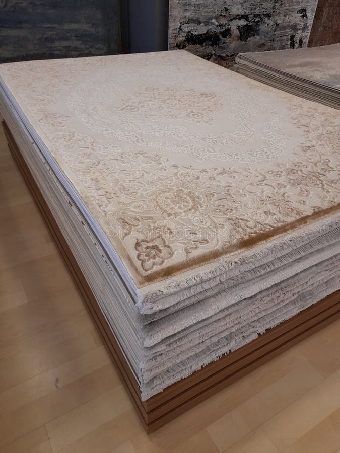 Carpet images in the store stock photo. Image of brown - 200974128