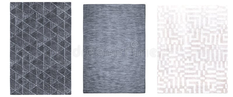 Carpet for Interior Isolated on White Background Stock Illustration ...