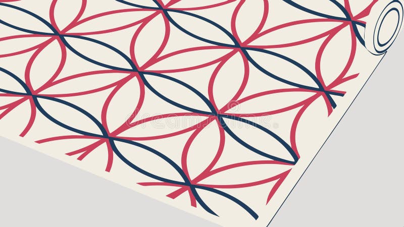 Carpet Pattern Border, Decorative Rug and Textile Design Element Vector ...