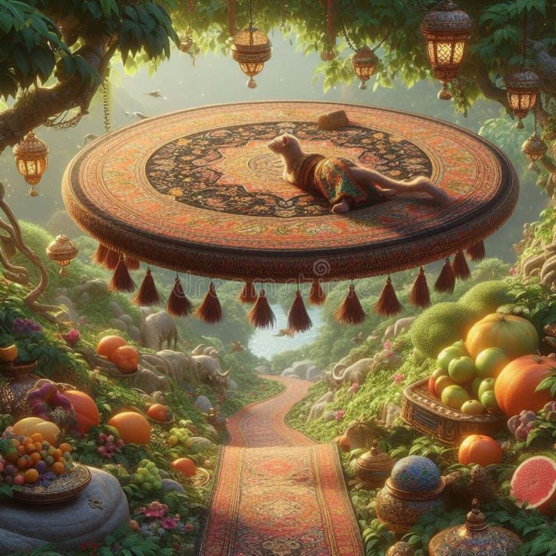 Carpet Plane. Illustration for Websites and Much More. Created Using ...