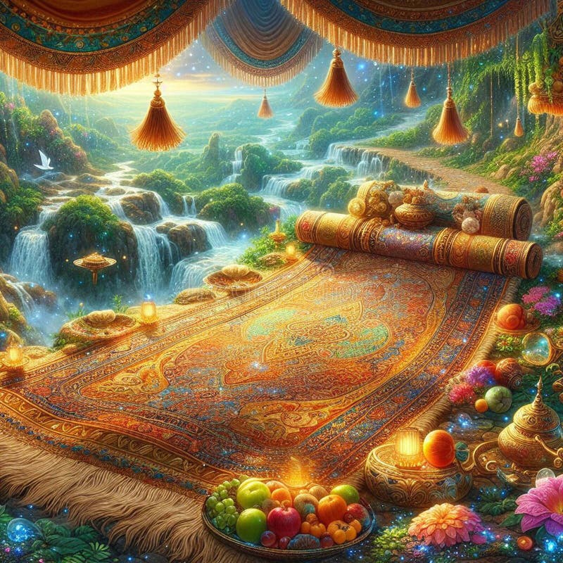 Carpet Plane. Illustration for Websites and Much More. Created Using ...