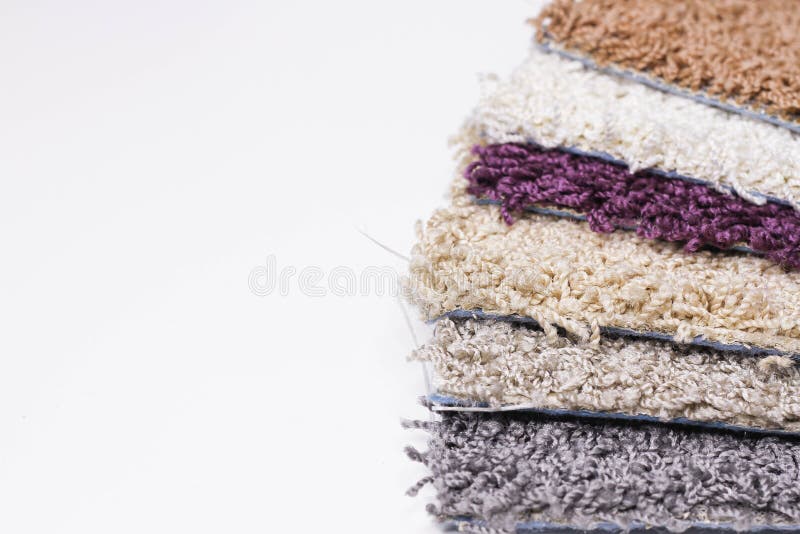 Carpet. Samples of Carpets for the Home. Multi-colored Patterns Stock ...