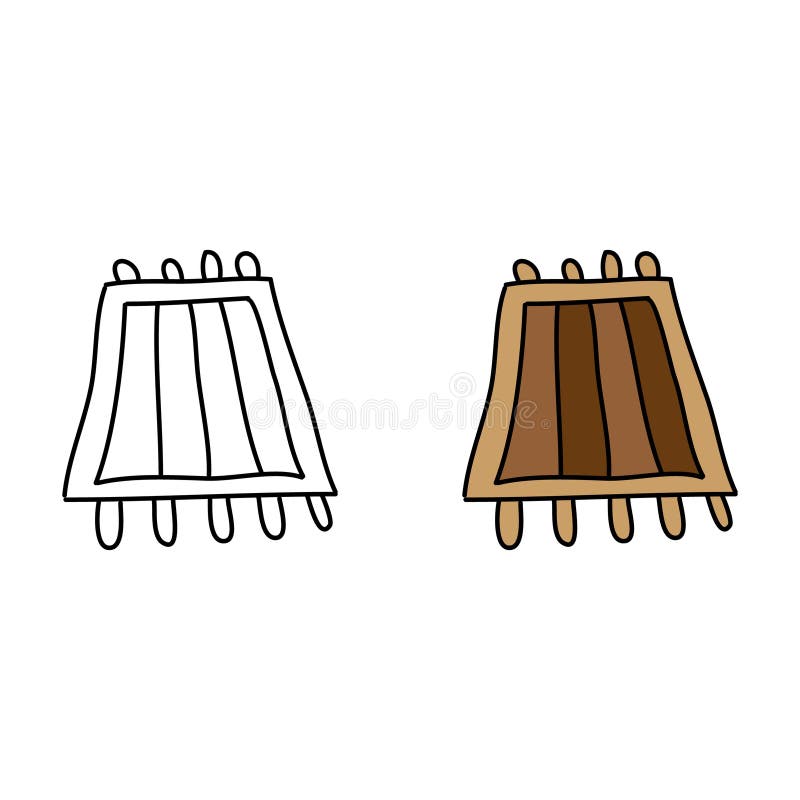 Carpet 5 stock vector. Illustration of outline, home - 315802533