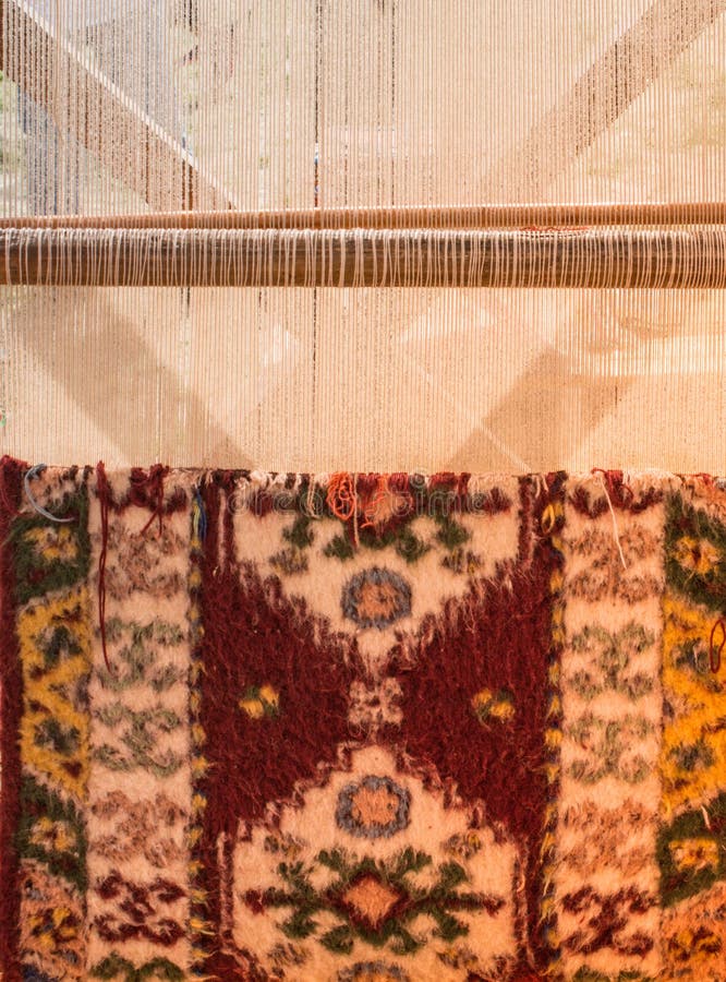 Carpet with Traditional Turkish Patterns Stock Photo - Image of asia ...