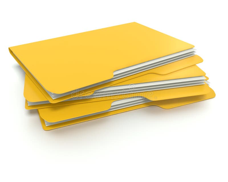 Carpetas/concepto De Los Ficheros. Stock de ilustración - Ilustración ...