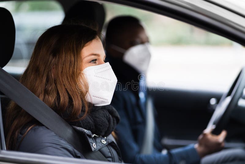 Ride Share Taxi Service on Smartphone Screen. Stock Image - Image of ...