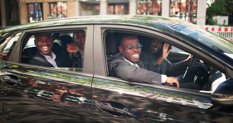 Carpool Ride Sharing. African People Stock Photo - Image of person ...