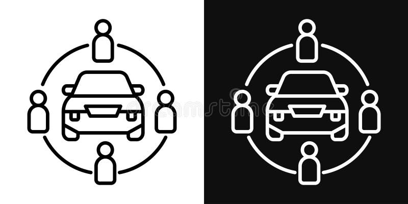Carpool Icon Stock Illustrations – 1,263 Carpool Icon Stock ...