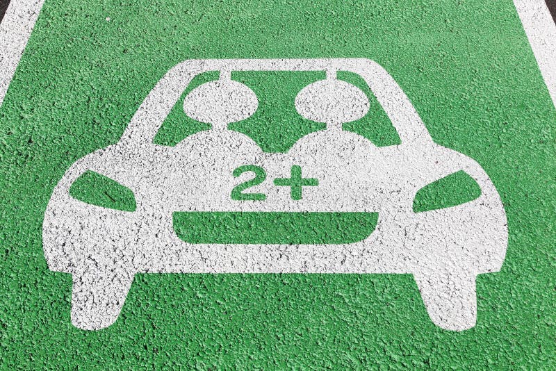 Carpooling point sign stock photo. Image of parking - 235637136