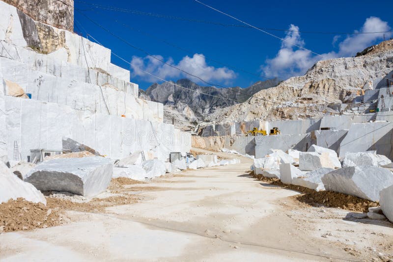 Carrara S Marble Quarry in Italy Stock Photo - Image of italy, stone ...