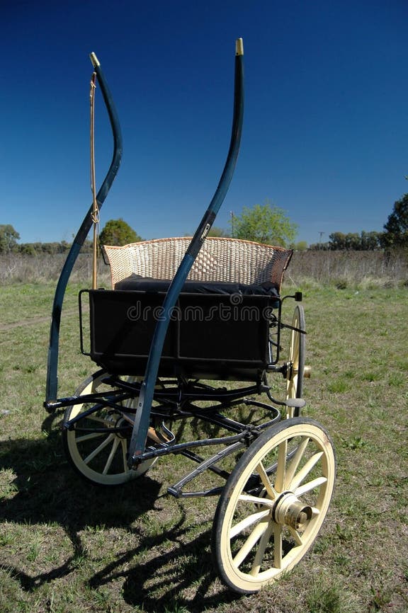 Carriage in blue stock image. Image of park, rural, antique - 7375883