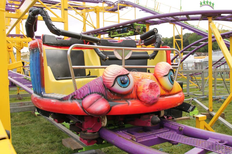 Fun Fair Ride. stock photo. Image of fast, amusement - 103007654