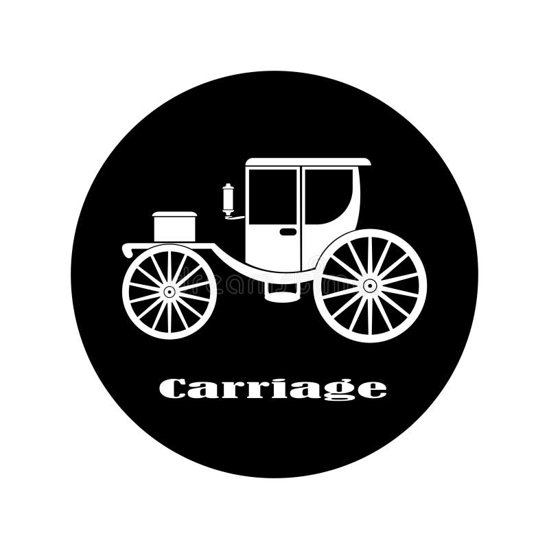 Carriage icon stock vector. Illustration of elegance - 283030515