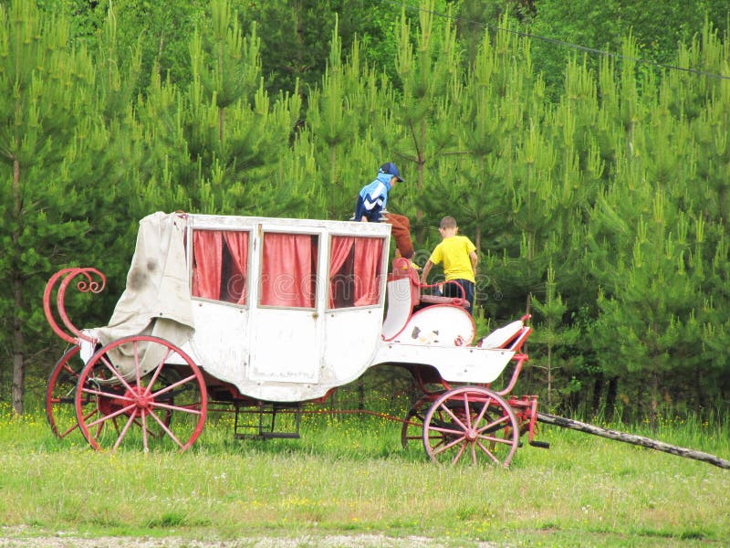 Carriage for Transportation of People Editorial Photography - Image of ...