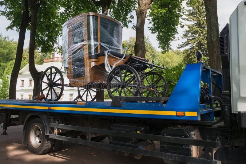 The Carriage is Ready for Transportation Stock Photo - Image of drive ...