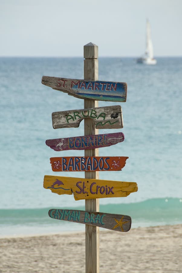 Caribbean Islands Sign stock image. Image of gulf, happy - 27465691