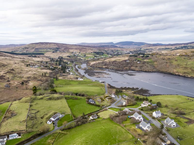 Carrick Seen from Teelin in County Donegal, Ireland Stock Image - Image ...