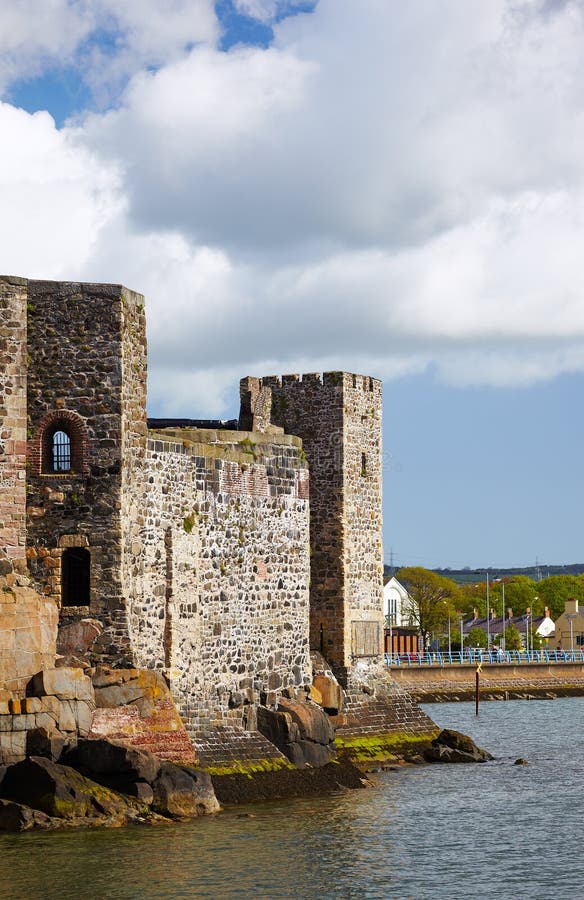 Carrickfergus Castle, Ireland Stock Image - Image of bieseged, antrim ...