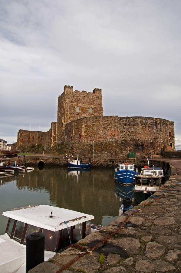 Carrickfergus Castle, Ireland Stock Image - Image of bieseged, antrim ...