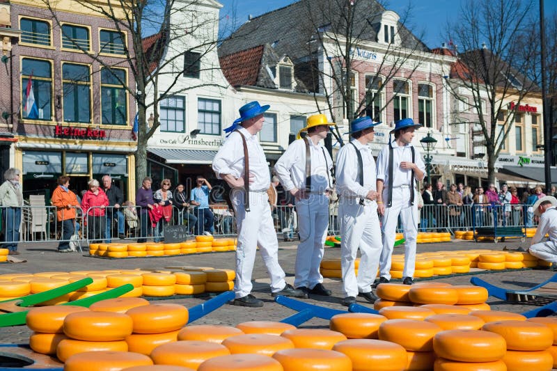 Alkmaar Cheese Market Netherlands Stock Photo - Image of holland ...