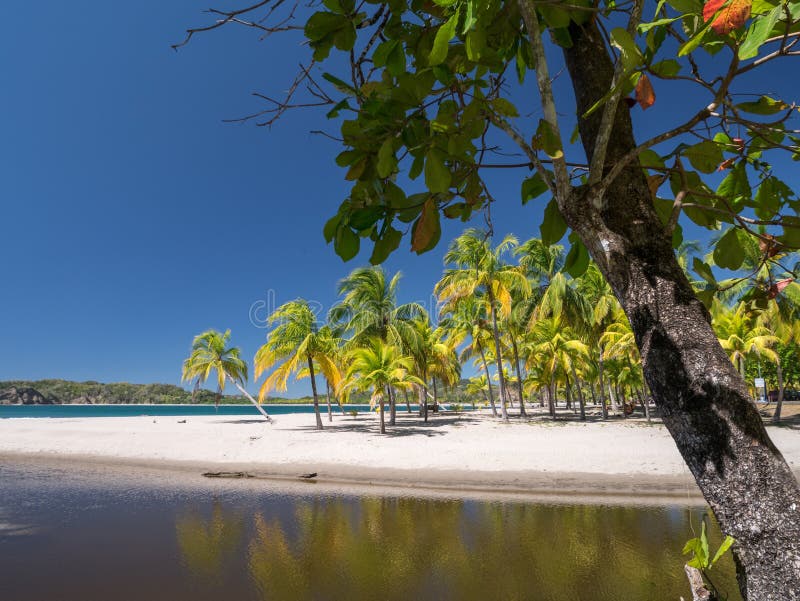 Carrillo Beach in the Near of Samara Stock Image - Image of summer ...