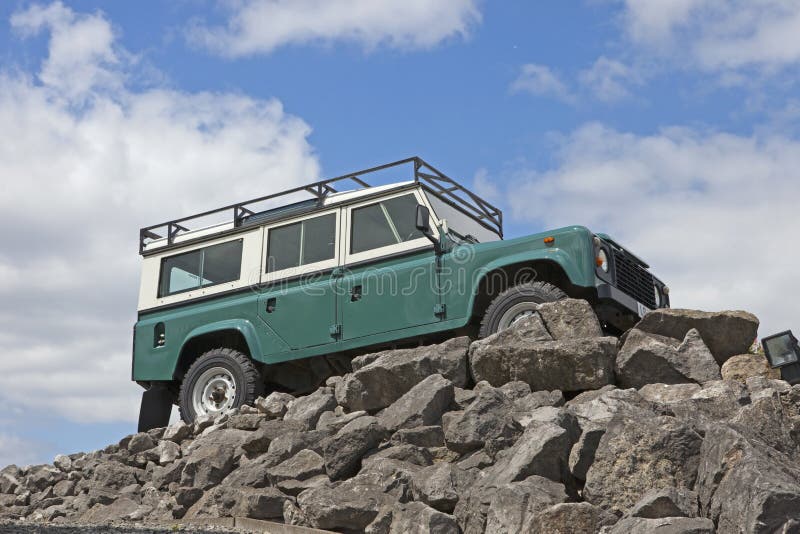 Carrinha Do Condado Do Jipe De Land Rover Fotografia Editorial - Imagem ...