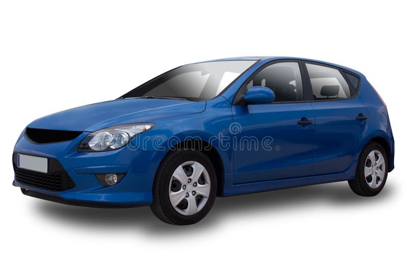 Carro azul foto de stock. Imagem de modelo, frente, sobre - 20244950