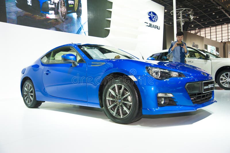 Carro Azul Do Brz Do Subaru Foto de Stock Editorial - Imagem de carro ...