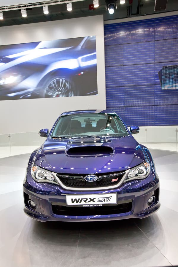 Carro Azul Subaru Impreza WRX Foto de Stock Editorial - Imagem de porta ...
