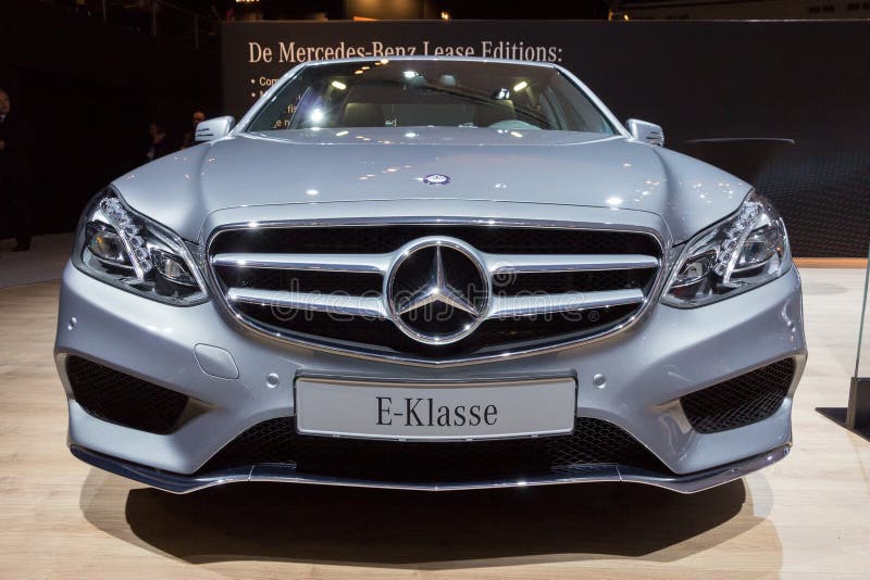 Carro Da E-classe De Mercedes Benz Foto de Stock Editorial - Imagem de ...