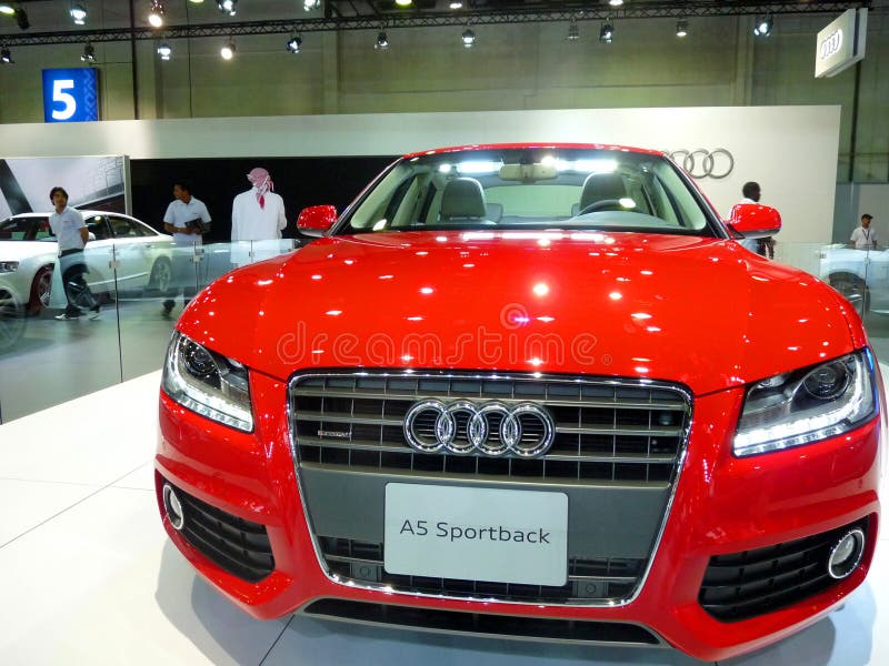 Carro de Audi Sportsback imagem de stock editorial. Imagem de modelo ...