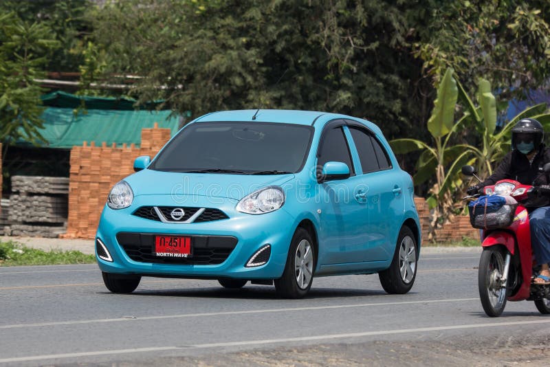Carro Privado Nissan March De Eco Imagem de Stock Editorial - Imagem de ...