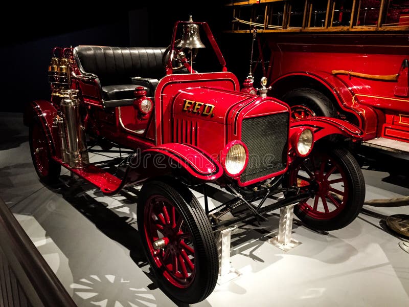1919 - Carro Químico De ALF/Ford Model T No Museu Fotografia Editorial ...
