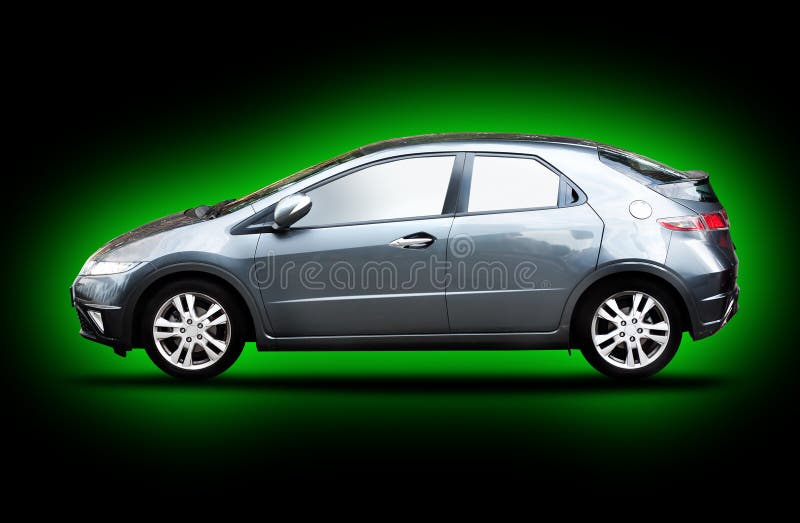 Carro verde foto de stock. Imagem de carro, lado, etiqueta - 16364228