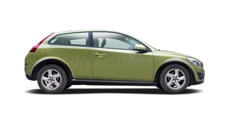 Carro Verde Volvo C30 De Hatcback Do Esporte Imagem de Stock - Imagem ...