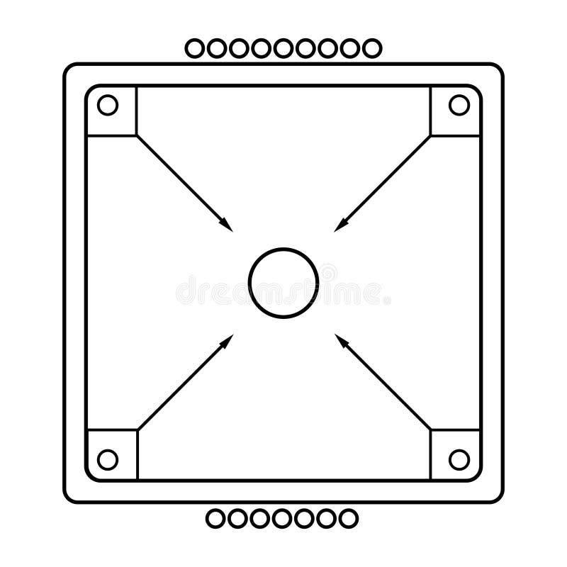Carrom board icon design stock vector. Illustration of choice - 327541536