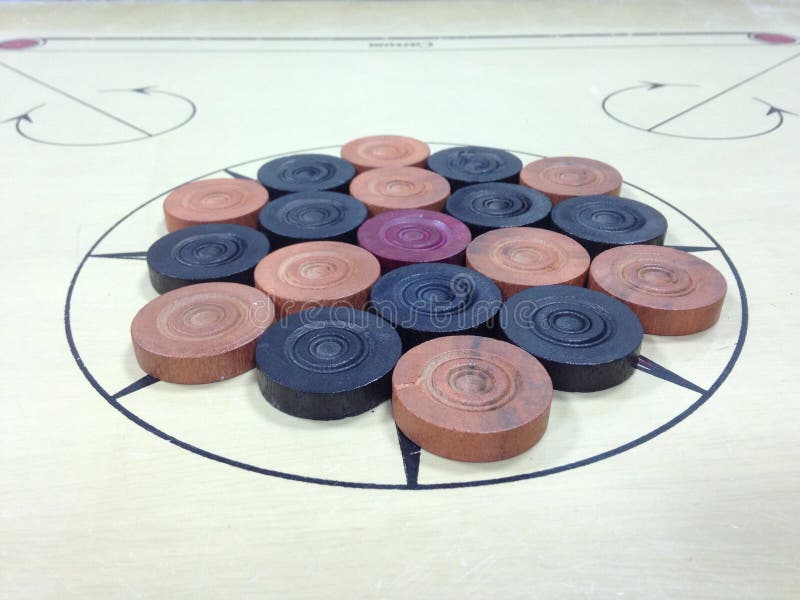 Carrom Board Coins stock photo. Image of entertainment - 43761888