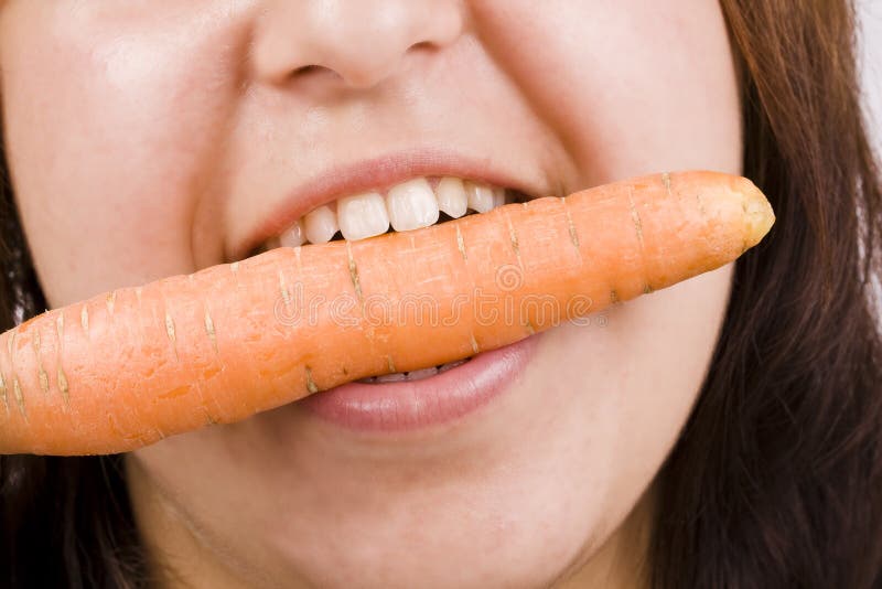 Carrot stock image. Image of hold, opened, orange, diet - 15317215