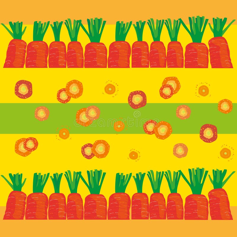 Carrot background stock vector. Illustration of bright - 50523495