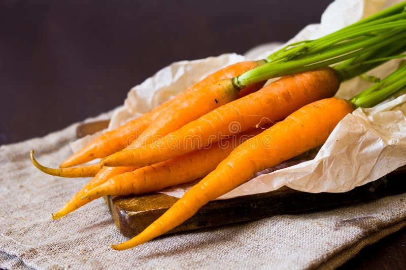 Carrot bunch stock image. Image of seasonal, orange, delicious - 41058569